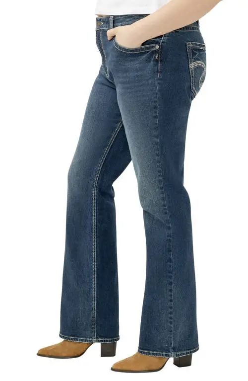 SILVER JEANS CO. Avery Curvy High-waist Bootcut Jeans