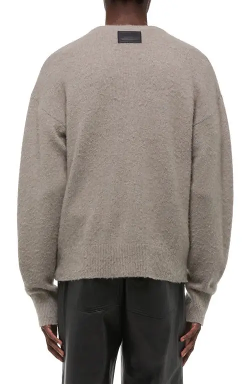 Helmut Lang Brushed Wool & Cashmere Sweater - Fog