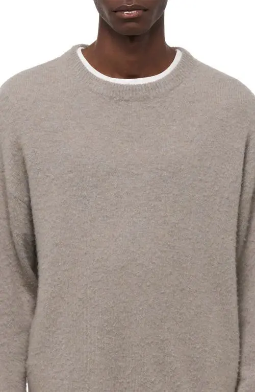 Helmut Lang Brushed Wool & Cashmere Sweater - Fog