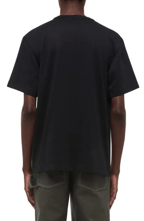 Helmut Lang Skier Graphic T-shirt - Black