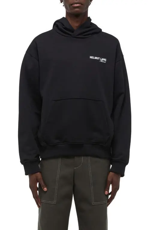 Helmut Lang Ski Map Graphic Hoodie - Black