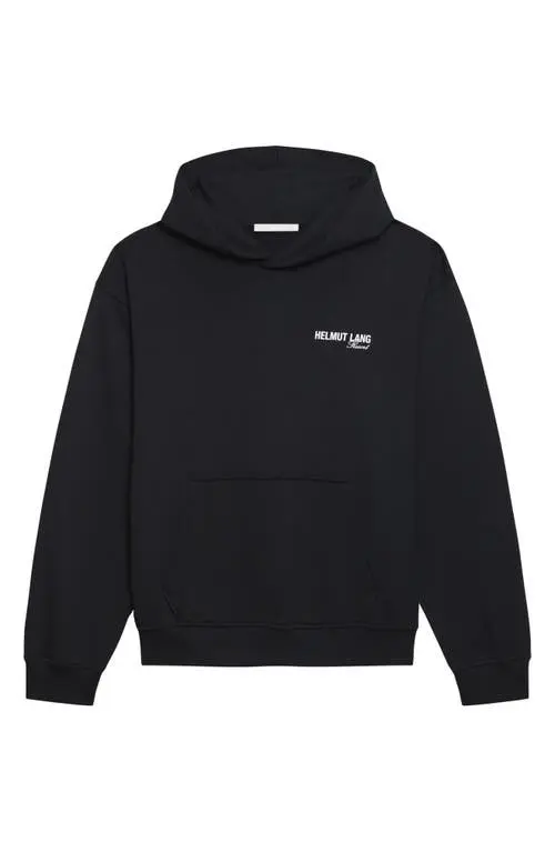 Helmut Lang Ski Map Graphic Hoodie - Black