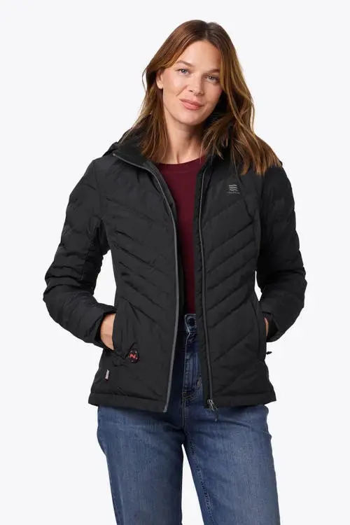 MOBILE WARMING Crest Natural Down Heated Jacket
