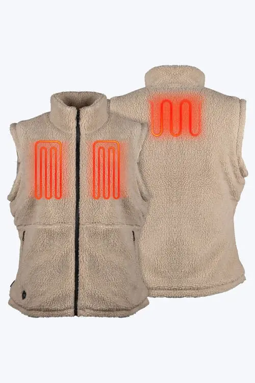 MOBILE WARMING Upland Heated High-pile Fleece Vest