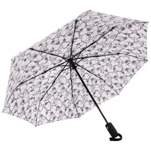 PEANUTS Allover Print Umbrella - White Blac