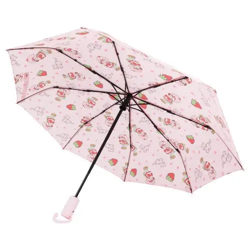 STRAWBERRY SHORTCAKE Heart Print Compact Umbrella
