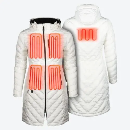 MOBILE WARMING Meridian Long Heated Puffer Jacket