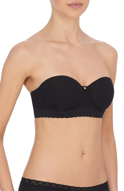 Natori Truly Smooth Longline Strapless Bra - Black