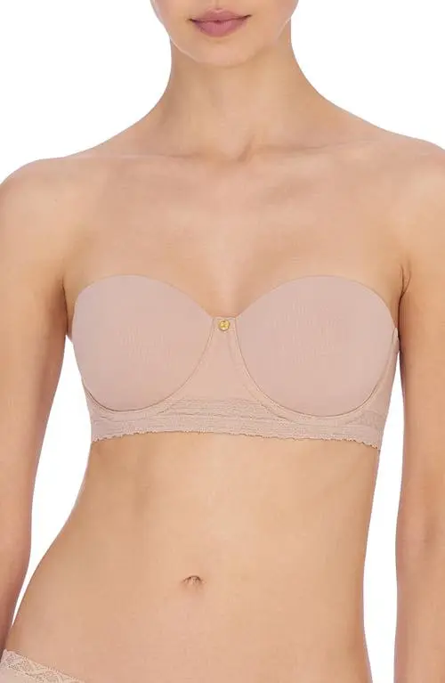 Natori Truly Smooth Longline Strapless Bra - Cafe