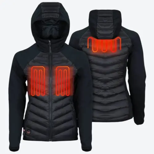 MOBILE WARMING Ventani Hybrid Packable Heated Jacket - Black