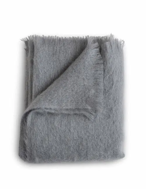 EVANGELINE Mohair Throws - Dawn
