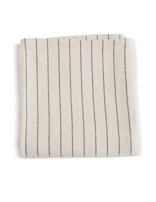 EVANGELINE Pinstripe Blankets - Midnight