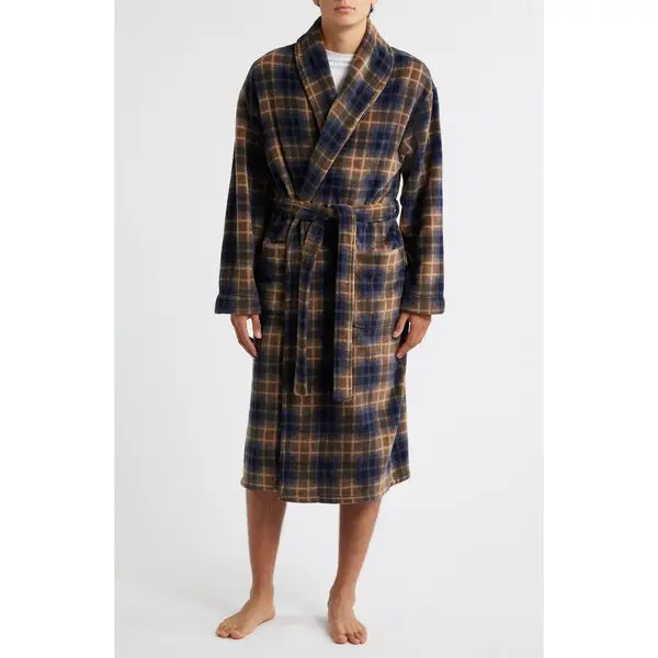 Majestic International Smoky Mountain Plush Fleece Robe - Sienna