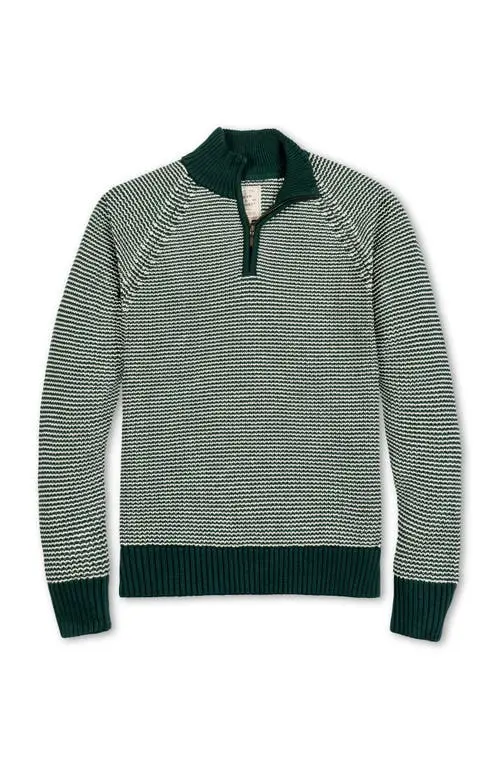 HOPE & HENRY Organic Half-zip Pullover Sweater
