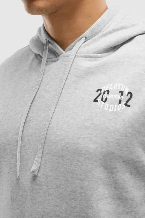 PELOTON Fleece Hoodie - Heather Grey