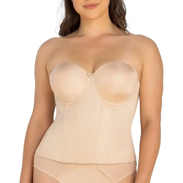 Parfait Elise Full Back Longline Smoothing Bustier - Bare