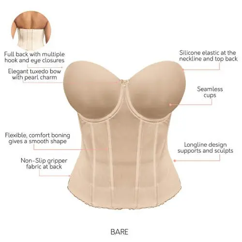 Parfait Elise Full Back Longline Smoothing Bustier