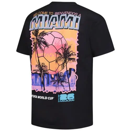 OUTERSTUFF 2026 Fifa World Cup Miami Host City Local Oversized T-shirt - Black