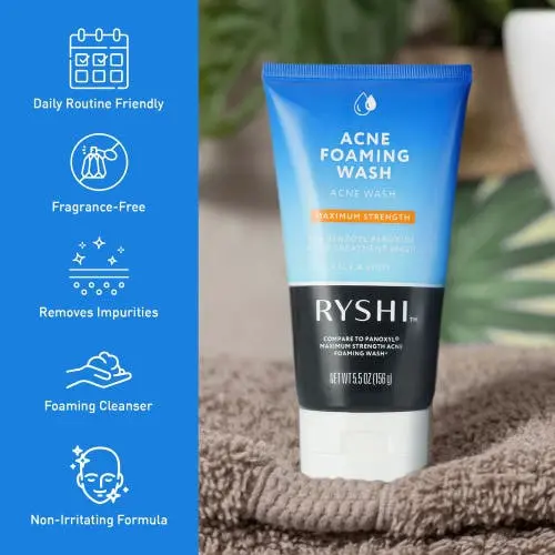 PURSONIC Acne Foaming Wash & Revitalizing Facial Wash