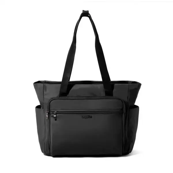 BAGGALLINI Nolita Laptop Tote Bag - Black Twill