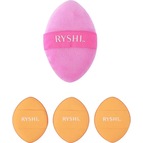 PURSONIC Flawless Finish Makeup Bundle Finger Beauty Blenders + Reversible Sponge - Multicolor