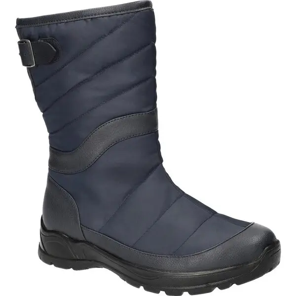 BELLA VITA Quilted Waterproof Boots - Navy