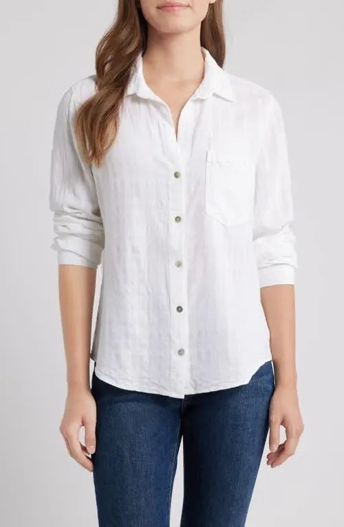 CLOTH & STONE Long Sleeve Button-up Shirt