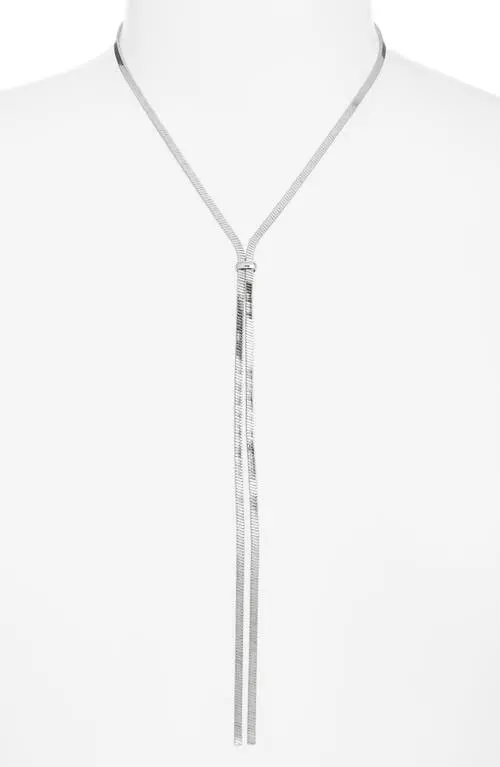 Nordstrom Flat Chain Y Necklace