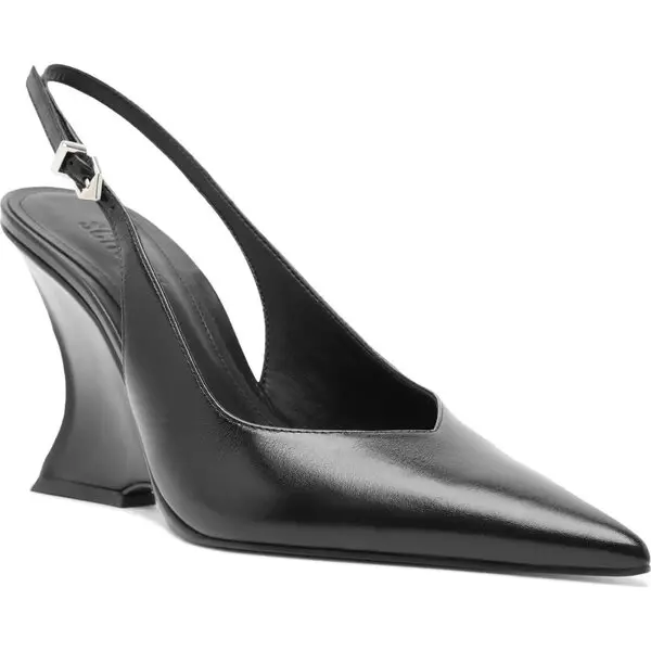 Schutz Siena Slingback Wedge Pumps - Black