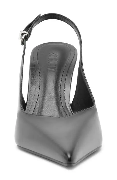 Schutz Siena Slingback Wedge Pumps - Black