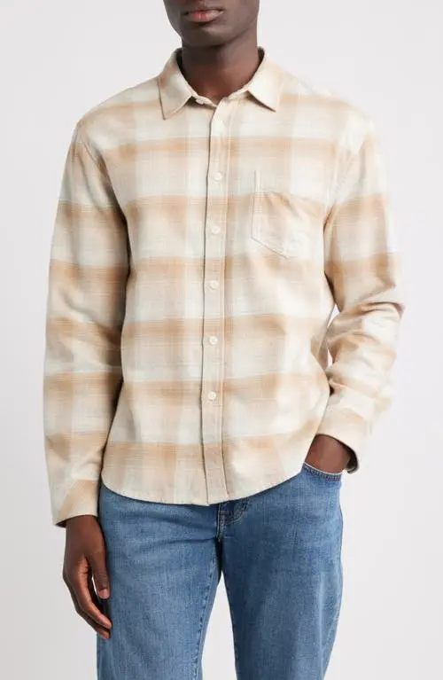 Rails Forrest Plaid Cotton Flannel Button-up Shirt - Twany Heather Sunrise