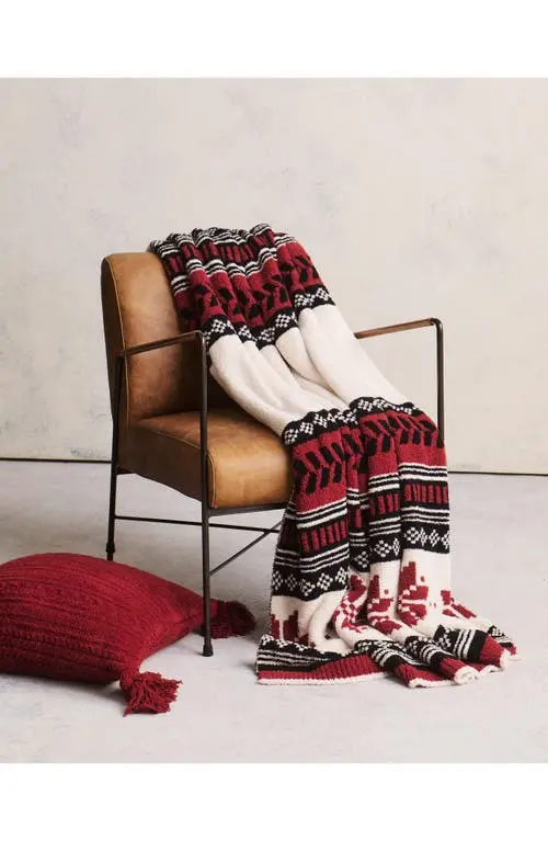 Barefoot Dreams Cozychic® Fair Isle Throw Blanket