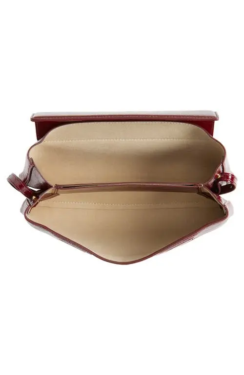REE PROJECTS Elieze Crinkle Patent Leather Clutch