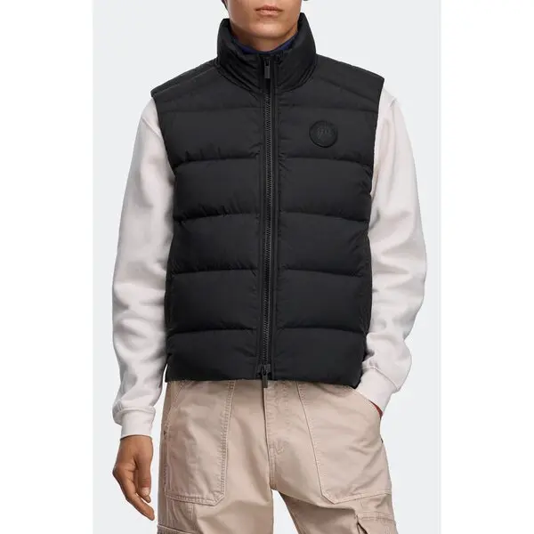 Canada Goose Crofton Enduraluxe Packable Quilted Vest - Black - Noir