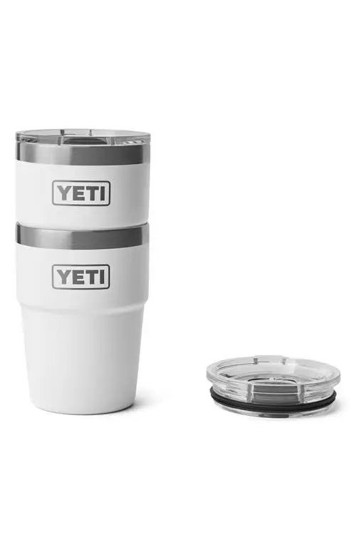 YETI Rambler 16-ounce Stackable Cup - White