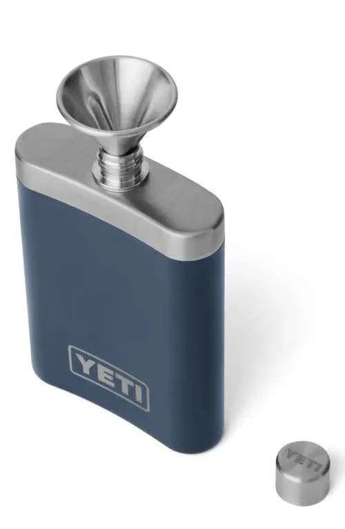 YETI Stainless Steel Flask - Navy