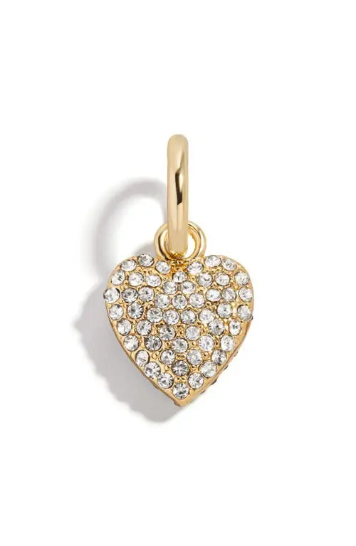 Baublebar Single Charm - Clear/heart