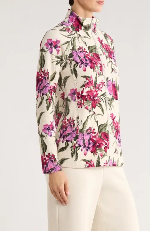 Tommy Bahama Floral Print Full Zip Jacket