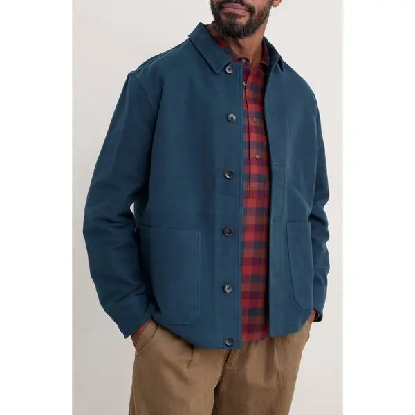 SEASALT CORNWALL Ivo Recycled Cotton Jacket