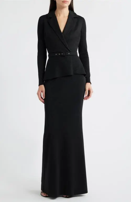 knee length dresses for ladies Ajour Printed Gown