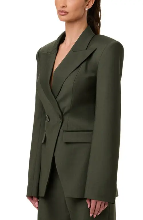 Naked Wardrobe Double-breasted Blazer - Olive