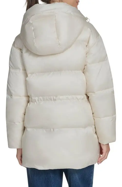 Champion Water Resistant Hooded Puffer Coat - White