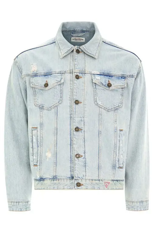 Guess Oversized Denim Trucker Jacket