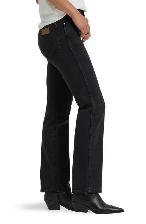 Wrangler Wrancher Mid-rise Bootcut Jeans - Ghostly Granite