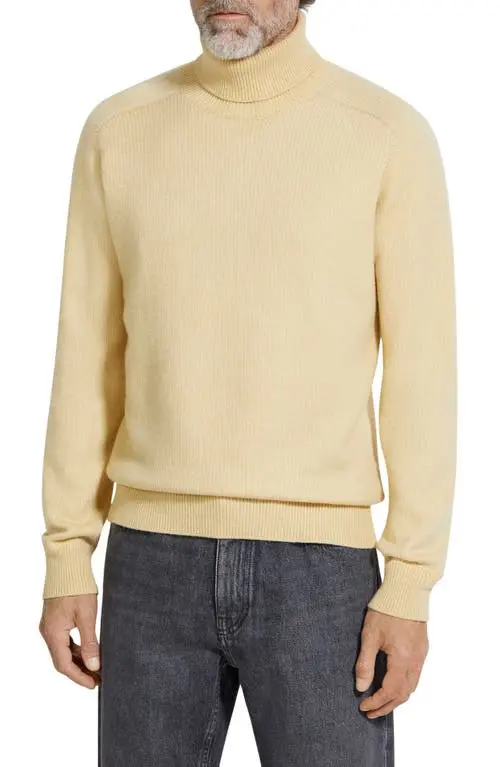 Zegna Cashmere Ribbed Turtleneck Sweater