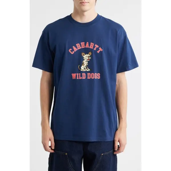 Carhartt Work In Progress Wild Dog Cotton Graphic T-shirt - Jupiter