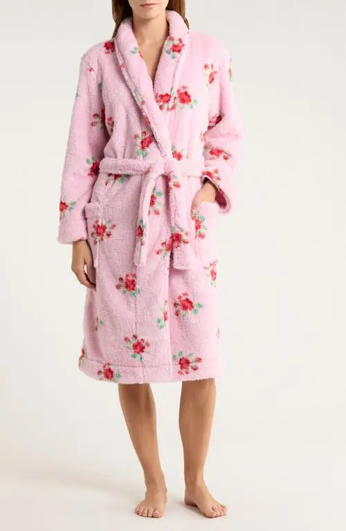 PJ Salvage Fleece Robe - Pink