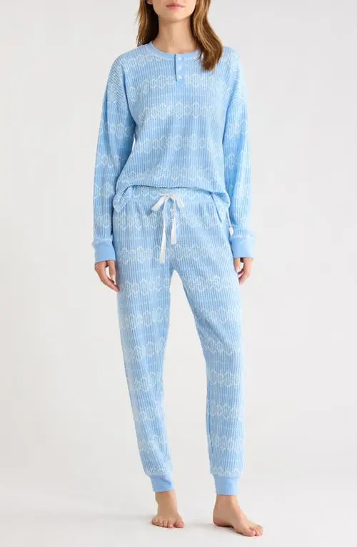PJ Salvage Ski Pajamas - Sea