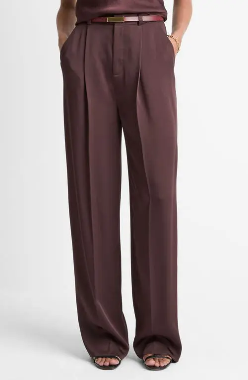 Vince Wide Leg Pleated Trousers