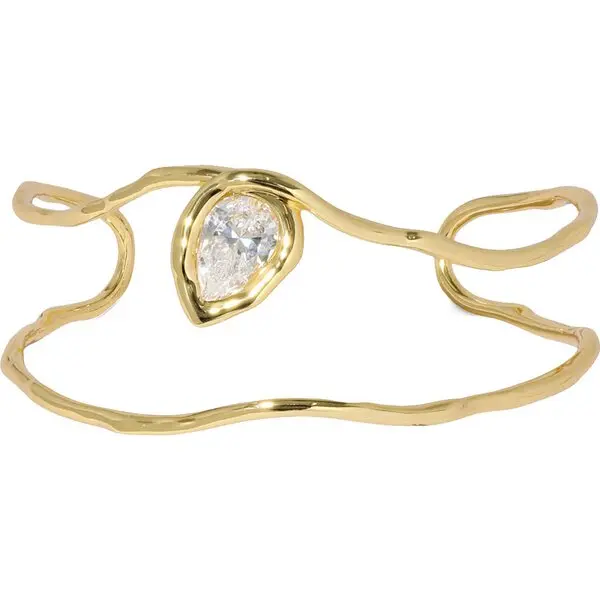 Alexis Bittar Astrales Cubic Zirconia Cuff Bracelet - Gold/cubic Zirconia